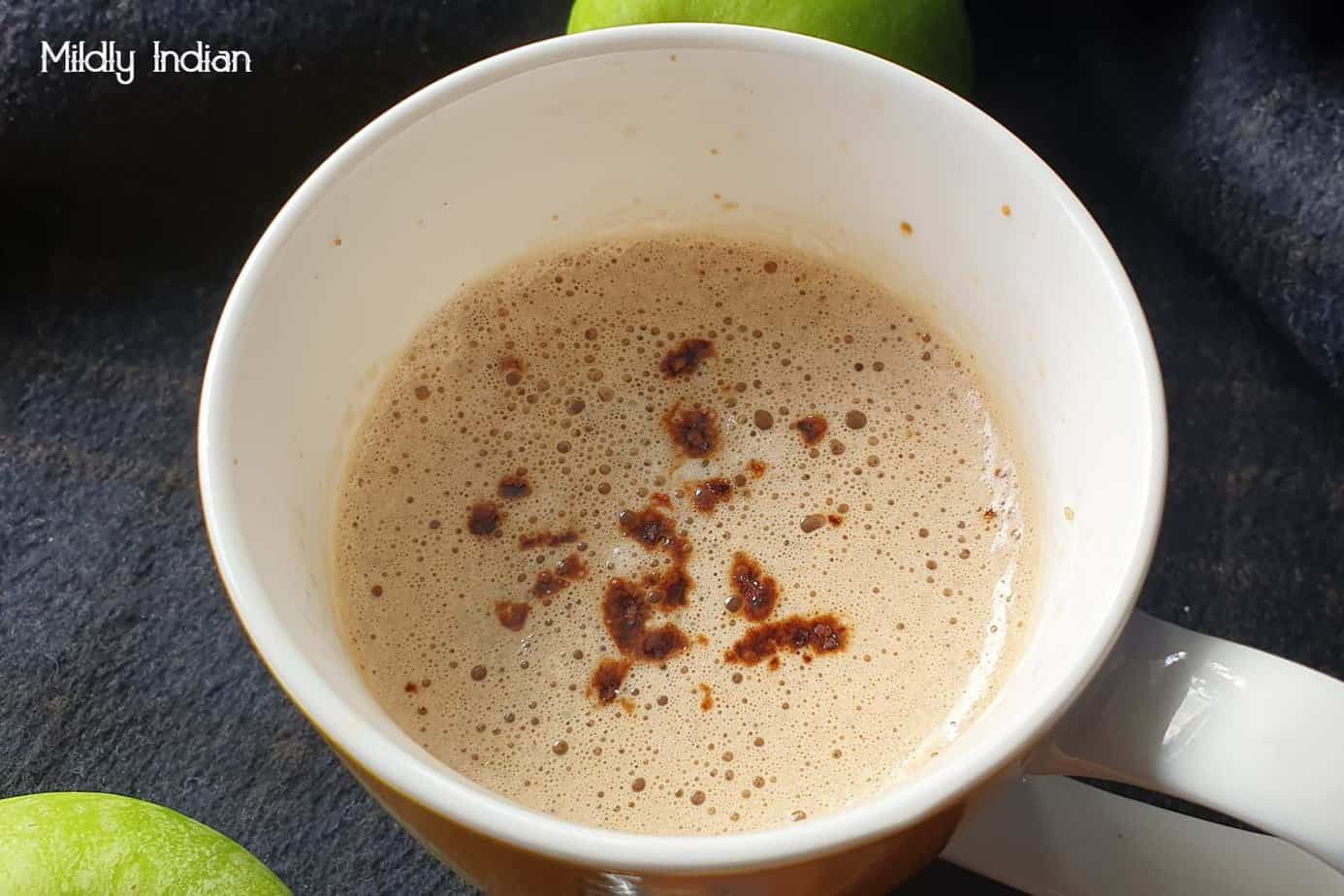 Indian-style cappuccino – Mildly Indian