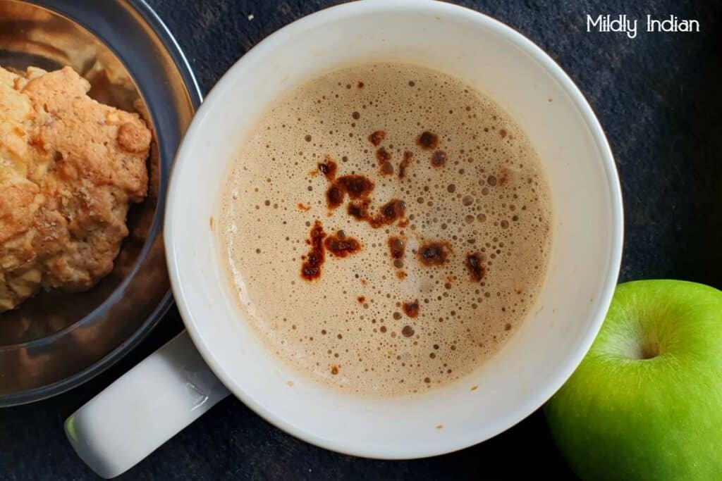 Indian-style cappuccino – Mildly Indian