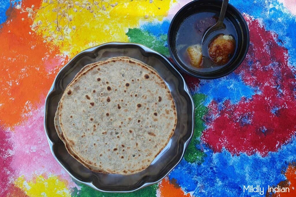 Meethi roti | sweet flatbread – Mildly Indian