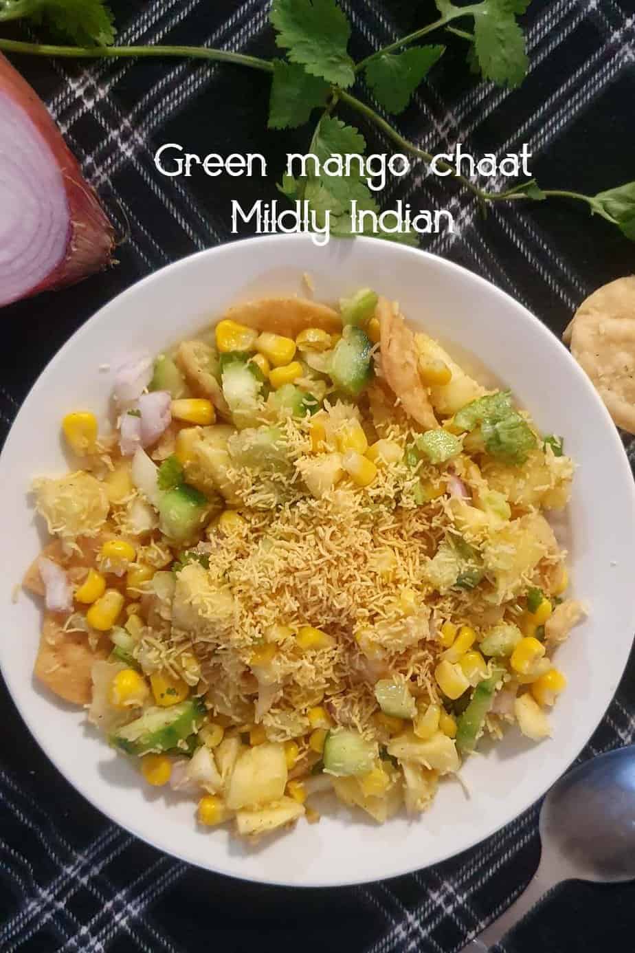 Green mango chaat – Mildly Indian