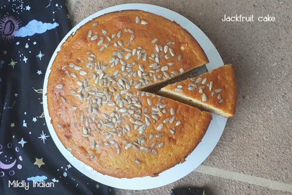 Ripe Jackfruit cake – Mildly Indian