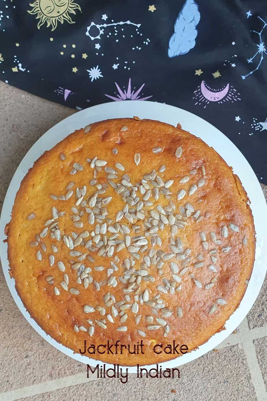 Ripe Jackfruit cake – Mildly Indian