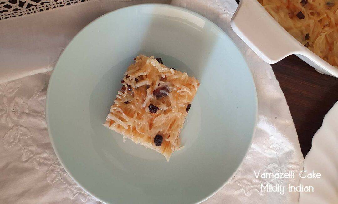 Guyanese vamazelli cake – Mildly Indian