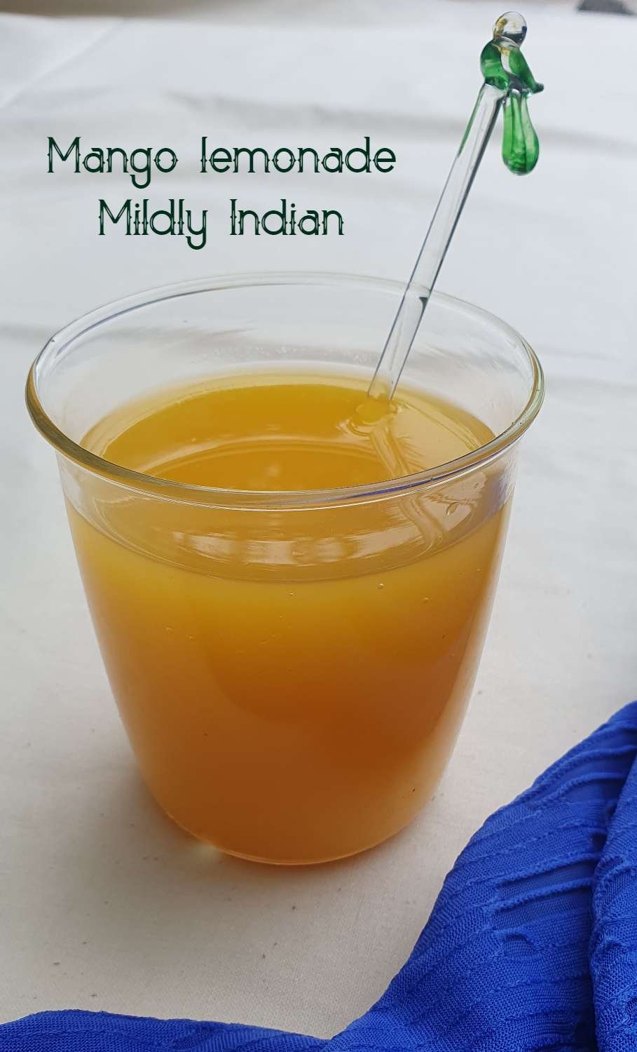 Refreshing mango lemonade – Mildly Indian