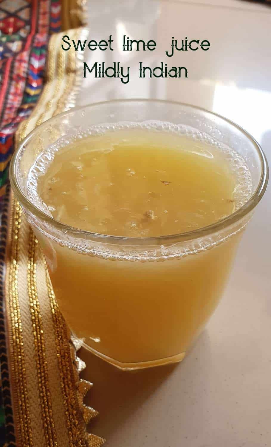 Mosambi juice | sweet lime juice – Mildly Indian