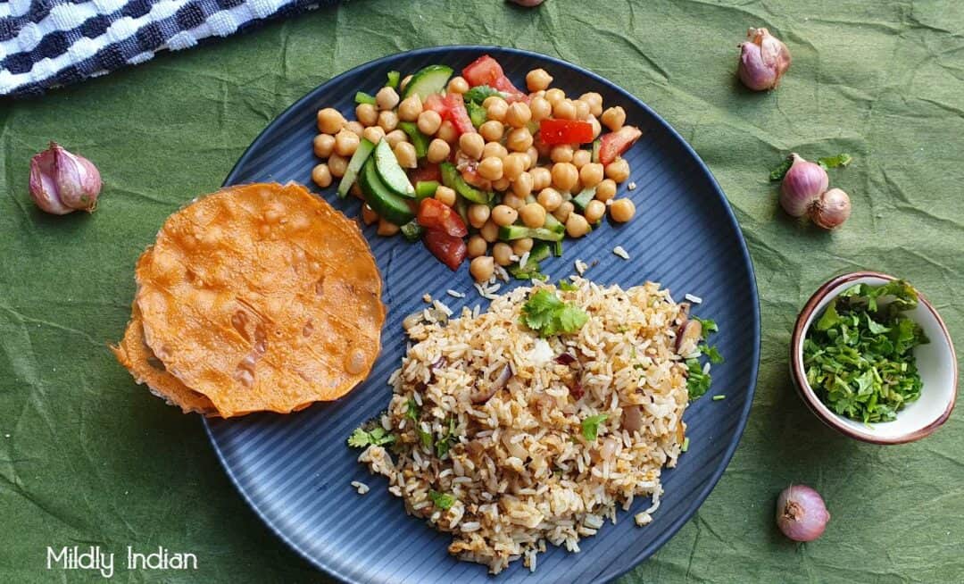 Chinna vengaya saadam | Shallot rice – Mildly Indian