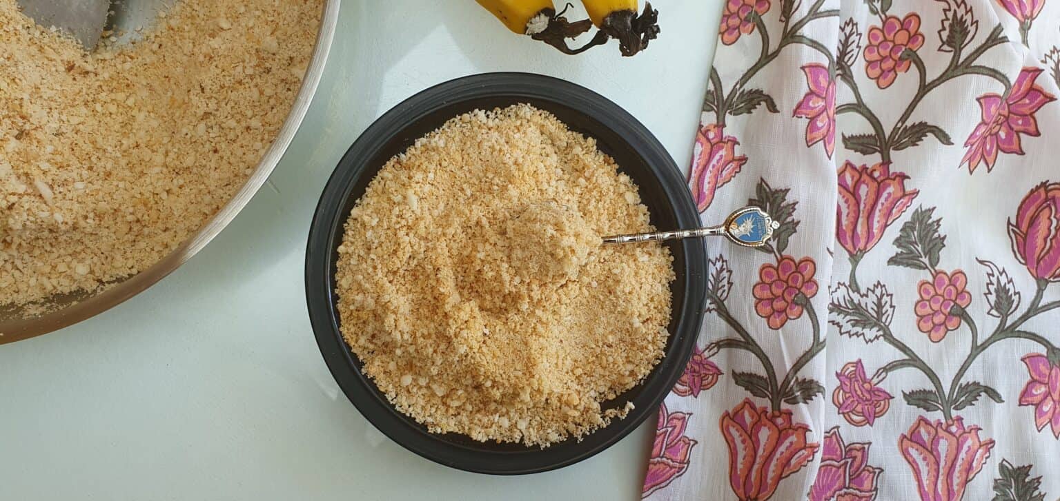 Avalose podi | Roasted rice flour snack – Mildly Indian